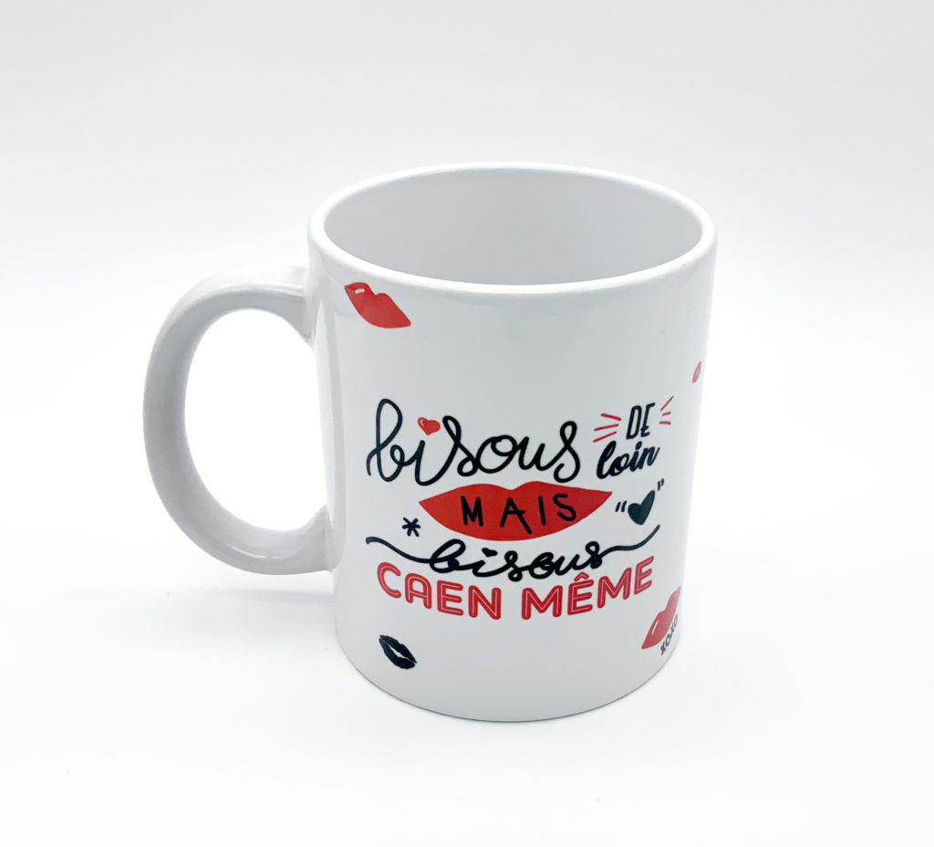 Bisous de loin mais bisous Caen même - Les Caencaens